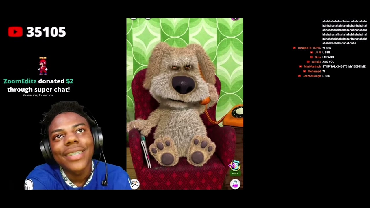 Ishowspeed jumps into his setup - YouTube