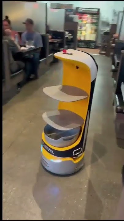 Robot Host at Korean BBQ Restaurant | Las Vegas - YouTube