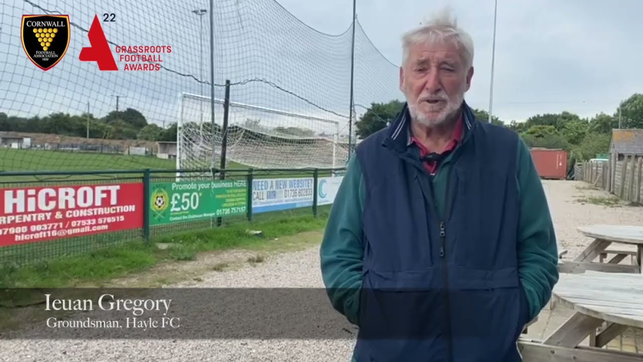 Ieuan Gregory - Grounds Team of the Year 2022 - YouTube