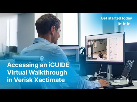 Accessing an iGUIDE Virtual Walkthrough in Verisk Xactimate - YouTube