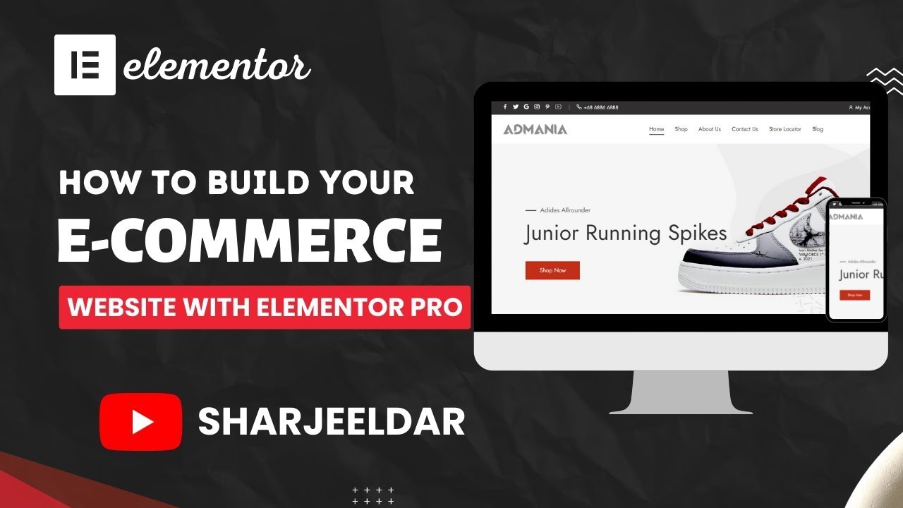 Create Your First E-Commerce Website with Elementor | Step-by-Step ...