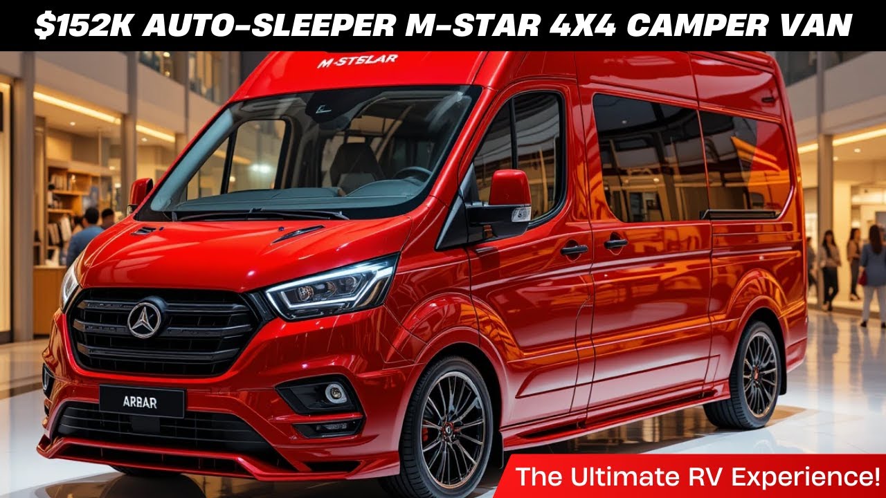 $152K Auto-Sleeper M-Star 4x4 Camper Van – A High-End Home on Wheels ...
