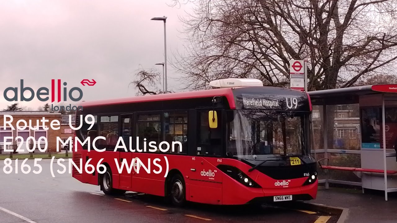 Kickdown/Thrash - U9 | Abellio London | 8165 (SN66 WNS) - YouTube