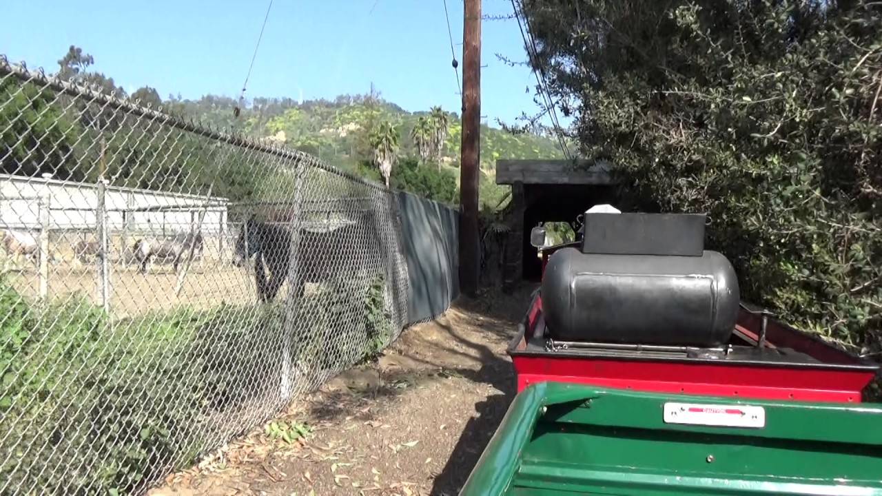 Griffith Park & Southern Railroad Train Ride - Front Facing View - YouTube