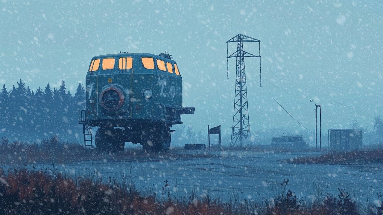 Raging Snowstorm & Powerful Winter Winds┇Frozen Gale Sounds for Deep ...