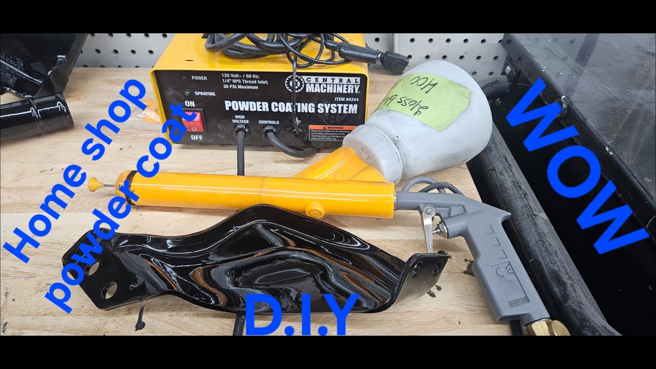 DIY home powder coating setup (Harbor Freight) - YouTube