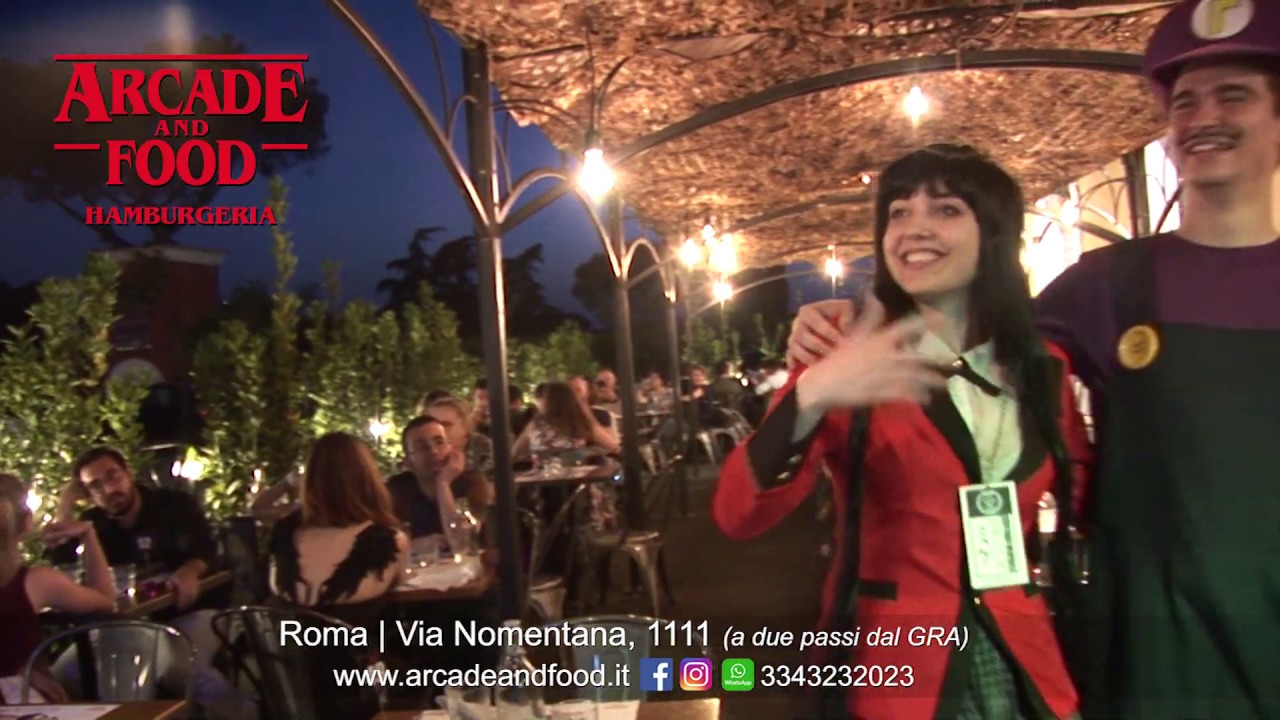 ARCADE AND FOOD Roma (spot pubblicitario) - YouTube