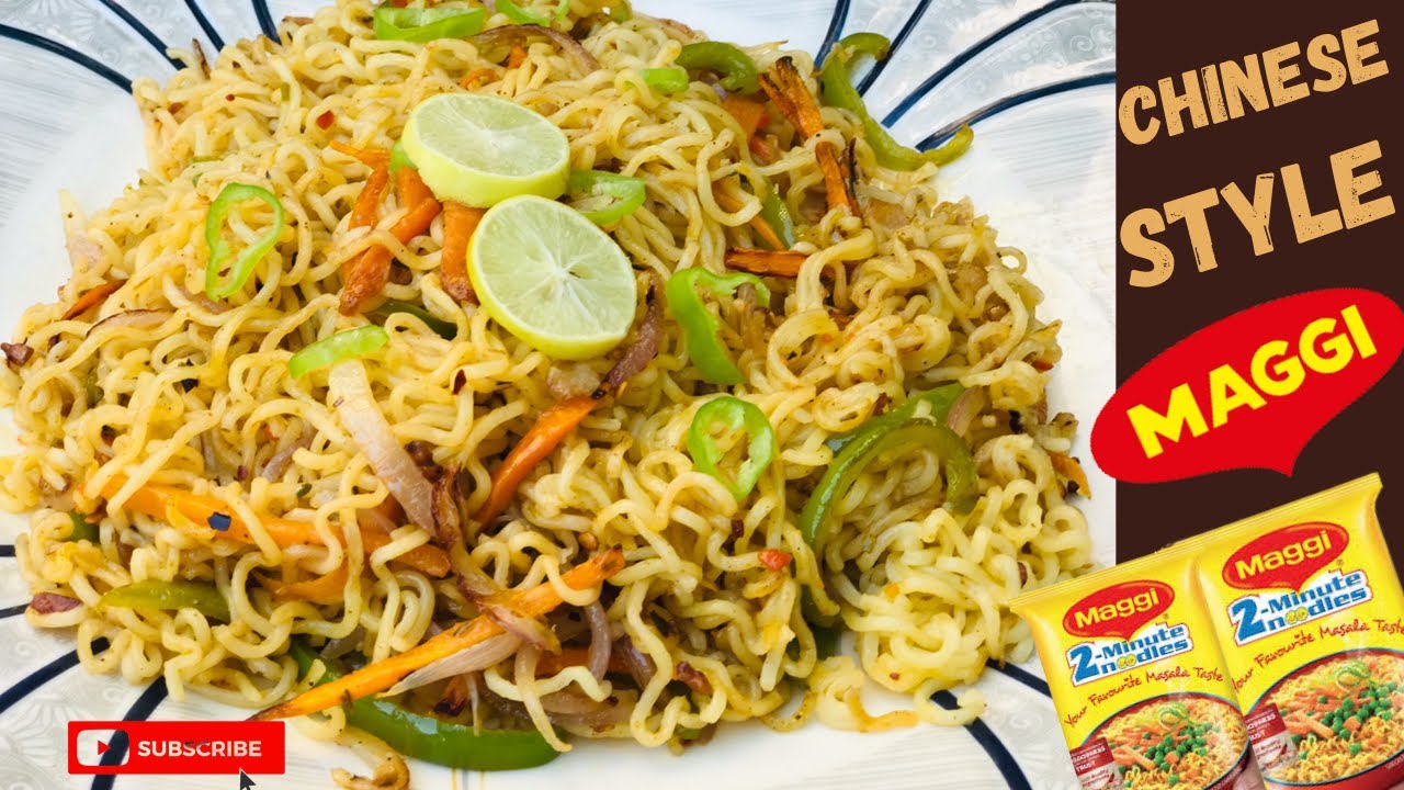 Chinese style Masala Maggi recipe | 5 mins instant noodles recipe ...