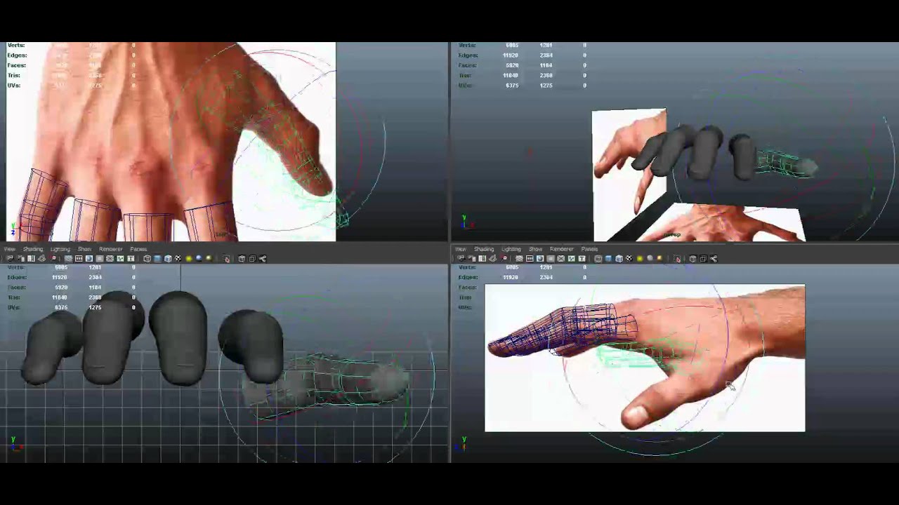 Body modeling - Hand - YouTube