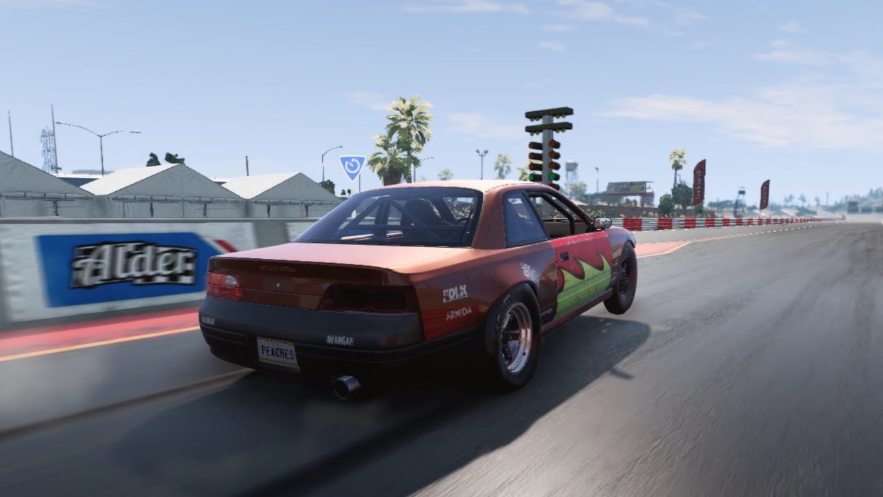 Beamng 200BX goes low 7s in the quarter! With a turbo LS! - YouTube