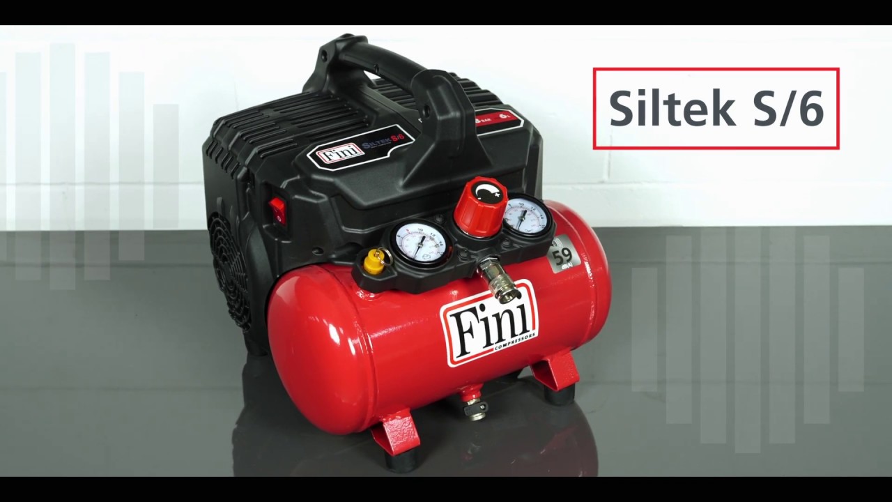 Silent compressor SILTEK S/6 - Fini EN - YouTube