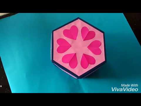 Hexagonal explosion box - YouTube