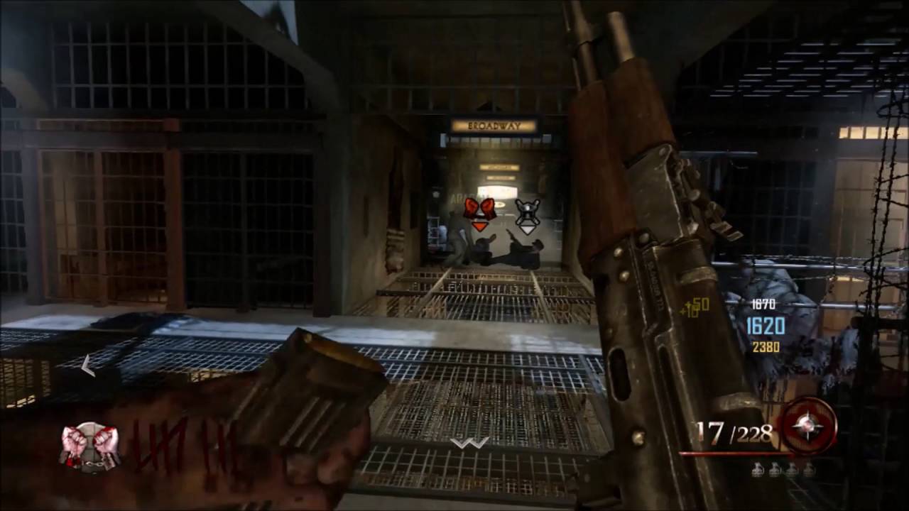 BLACK OPS 2 ZOMBIES | MODO PENA EN LA ISLA DE ALCATRAZ #2 "CAOS TOTAL ...