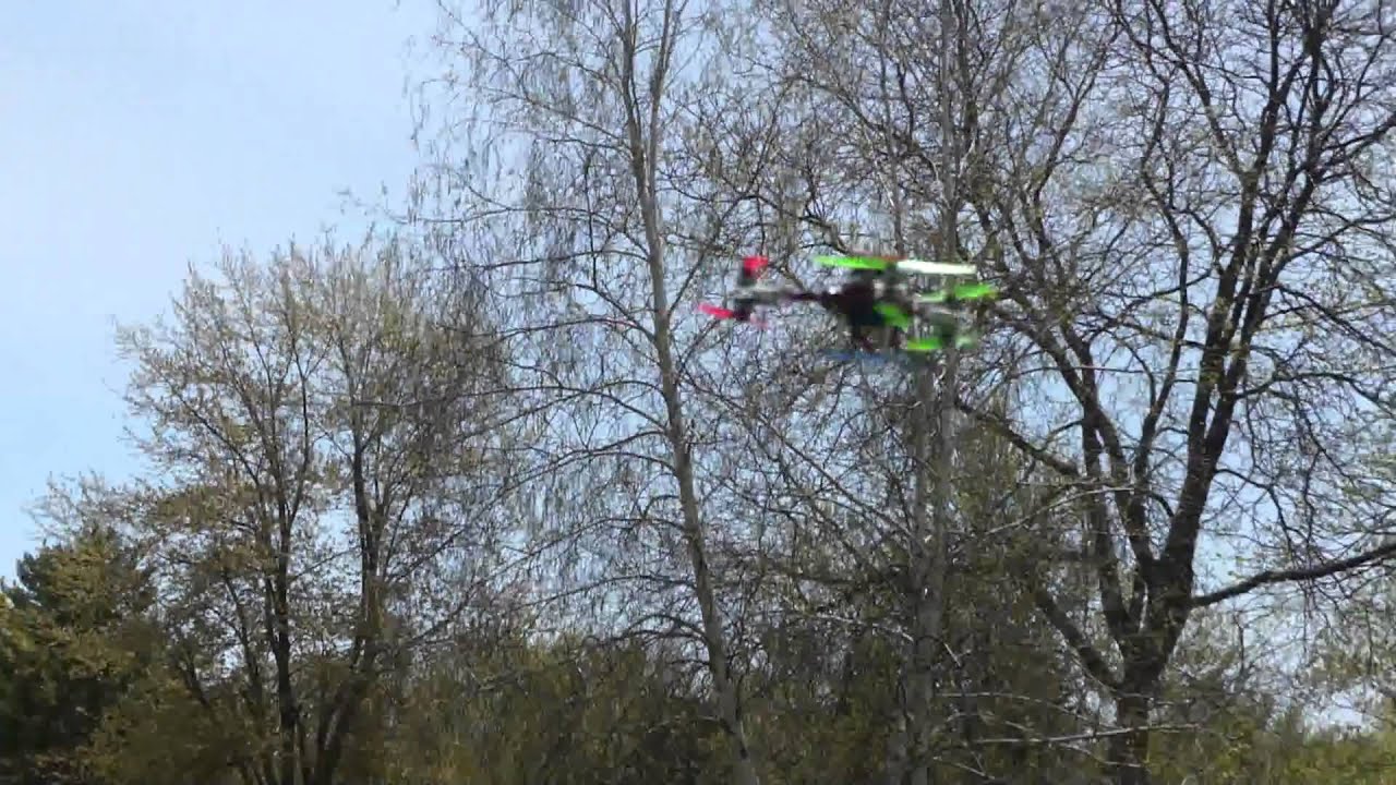 Mini Y6 Hexacopter Multirotor In Heavy wind Vid #2 - YouTube