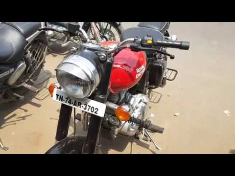 Spring crash bar/ Leg guard for RE classic 350 - YouTube