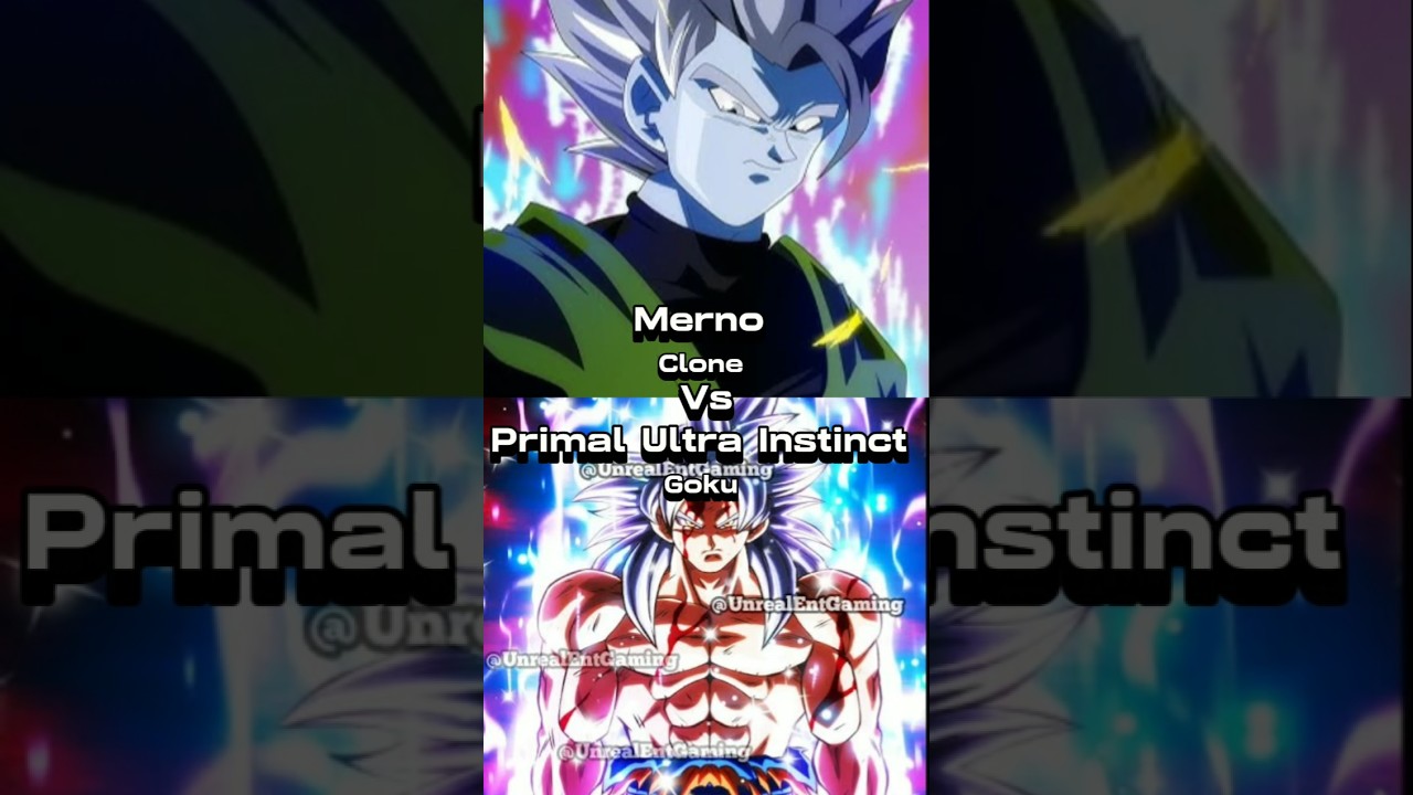 Who is the strongest|Primal Ultra Instinct Goku vs Clone Merno|#edit# ...
