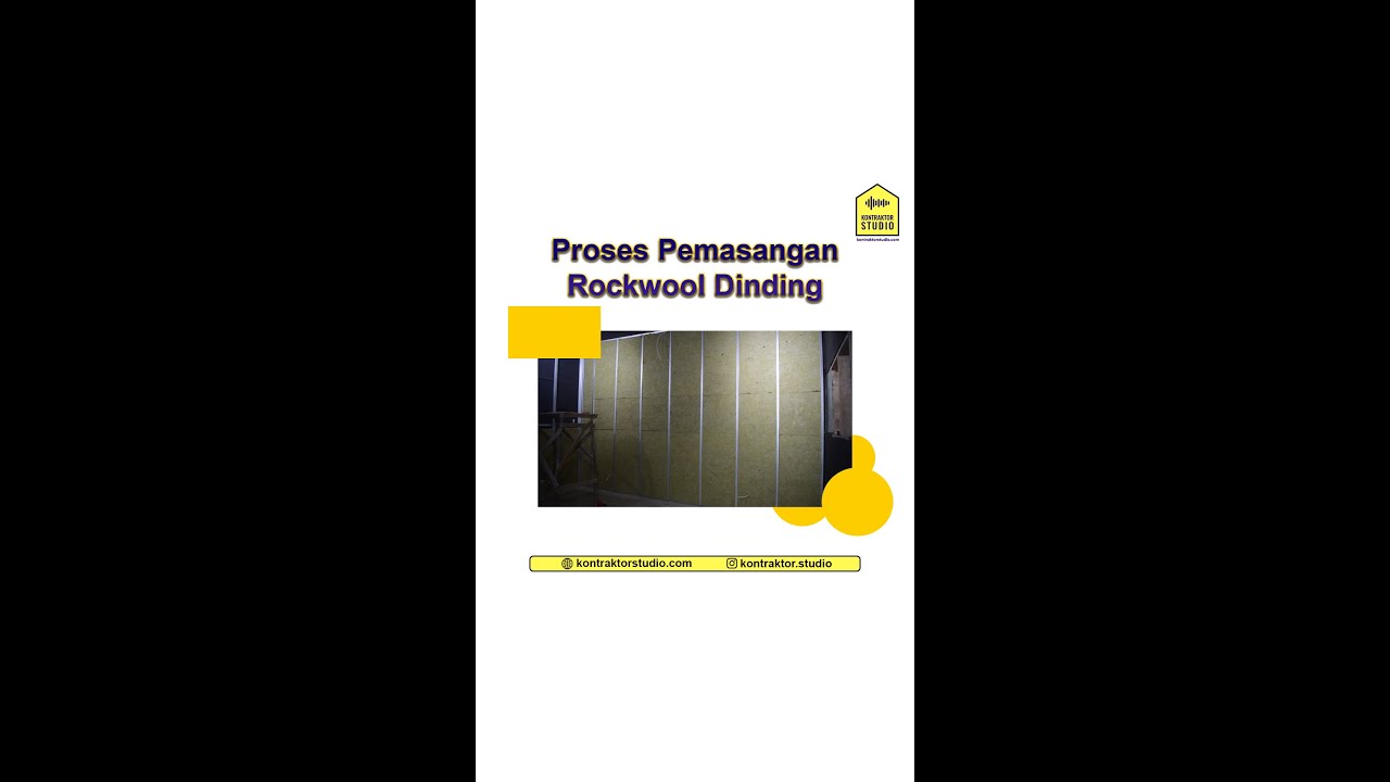 PROSES PEMASANGAN ROCKWOOL DINDING | PROJECT PT BUKIT ASAM # ...