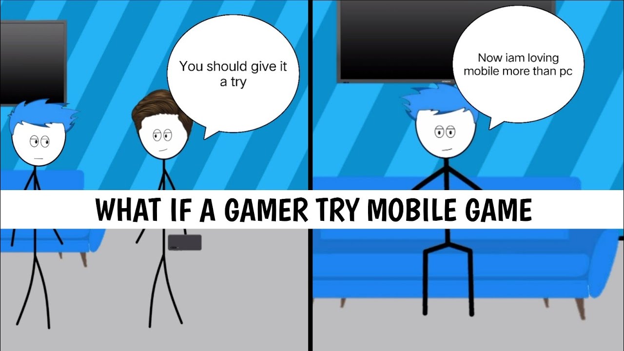 When a gamer try android game - YouTube