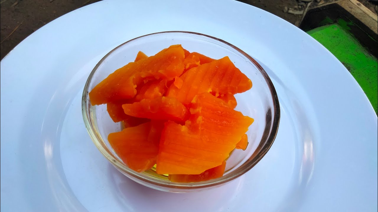 Manisan pepaya setengah matang (ide takjil puasa nanti) Manisan kayu ...