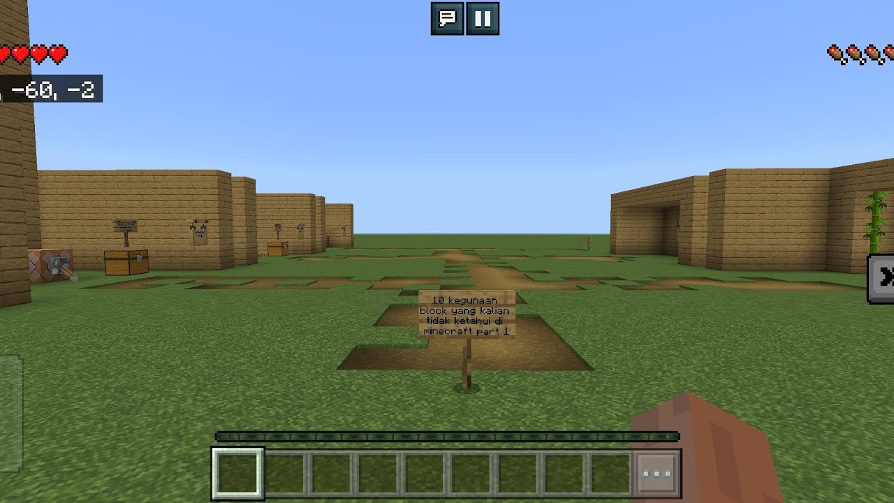 10 kegunaan rahasia block di minecraft, part 1 - YouTube