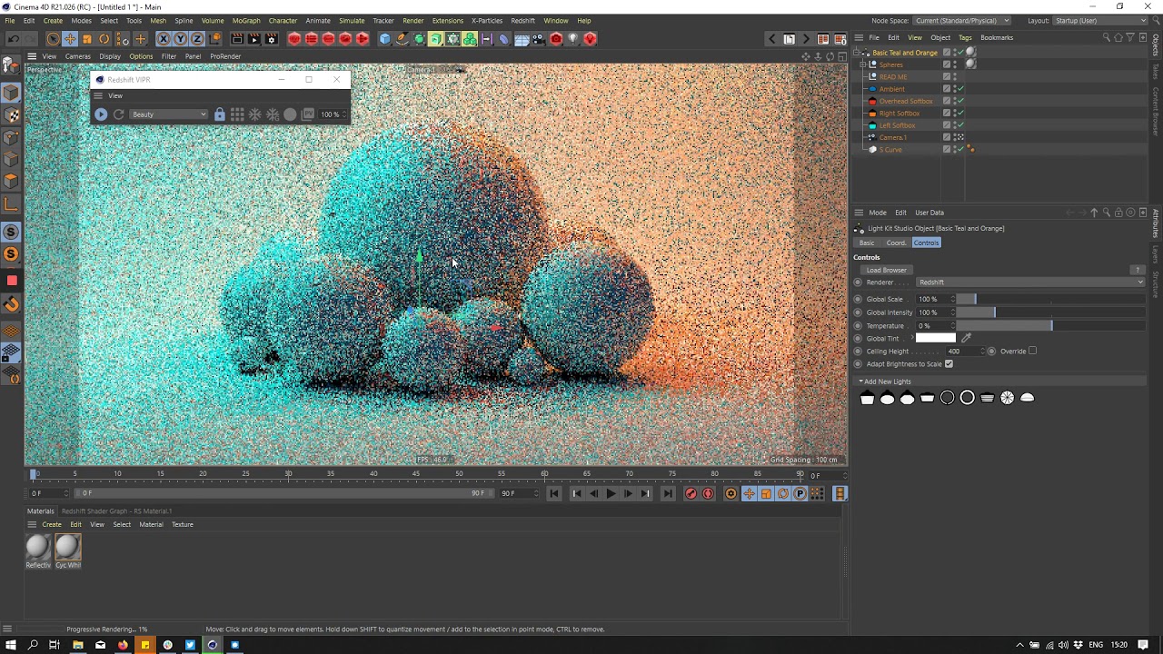 Redshift Viewport IPR in C4D - YouTube