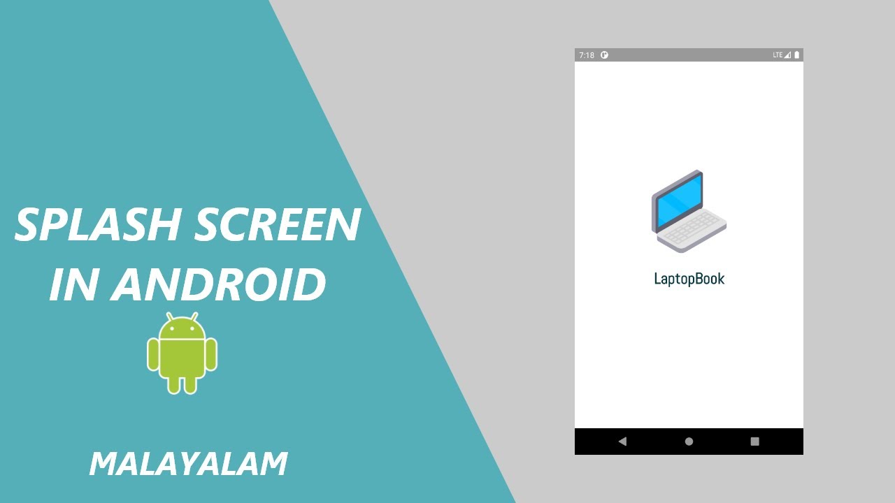 Splash Screen in Android Studio Malayalam Tutorial | Java - YouTube