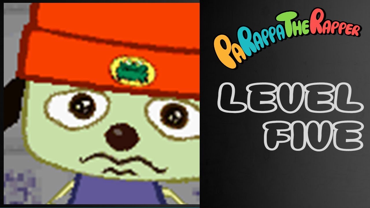 PARAPPA NEEDS TO GO TO THE TOILET | LEVEL FIVE (PaRappa the Rapper ...