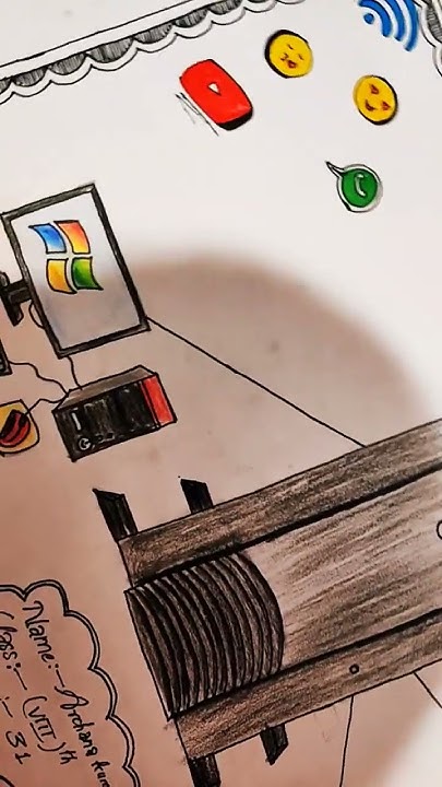 computer project class 8#art by archanamaithili# - YouTube