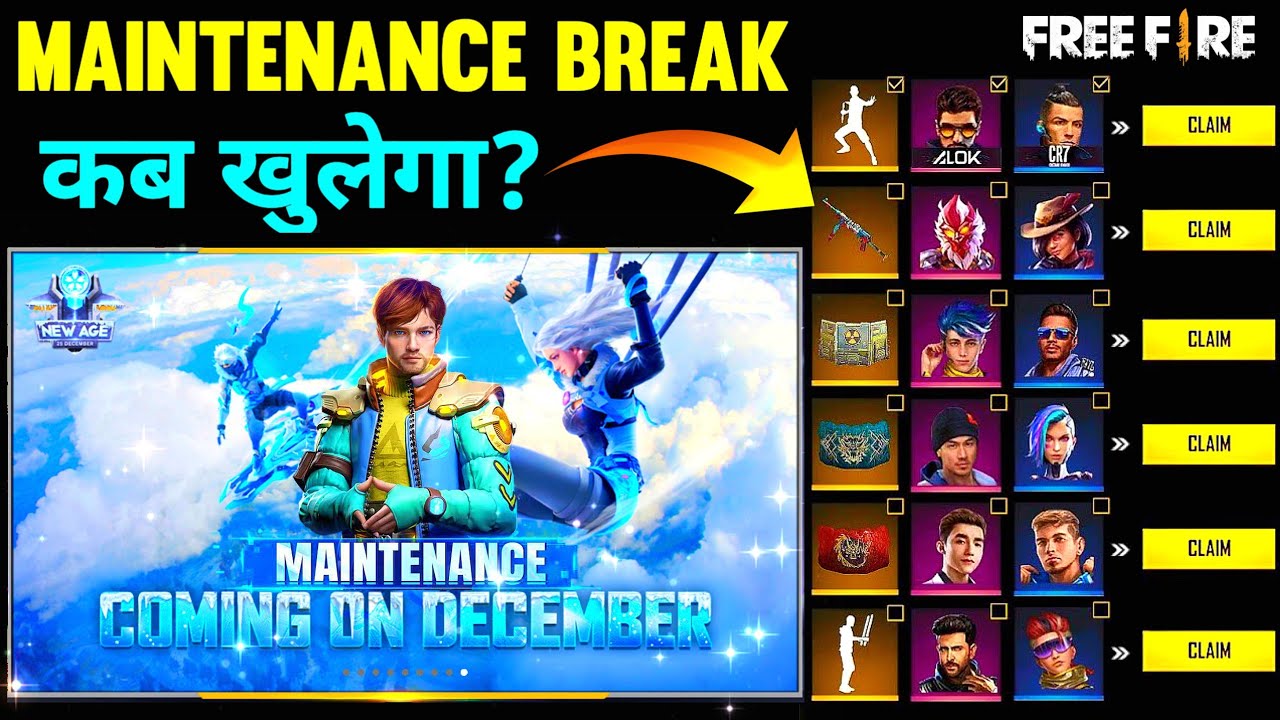 FREE FIRE NEW EVENT | 1 DECEMBER NEW EVENT | OB31 UPDATE FREE FIRE | FF ...