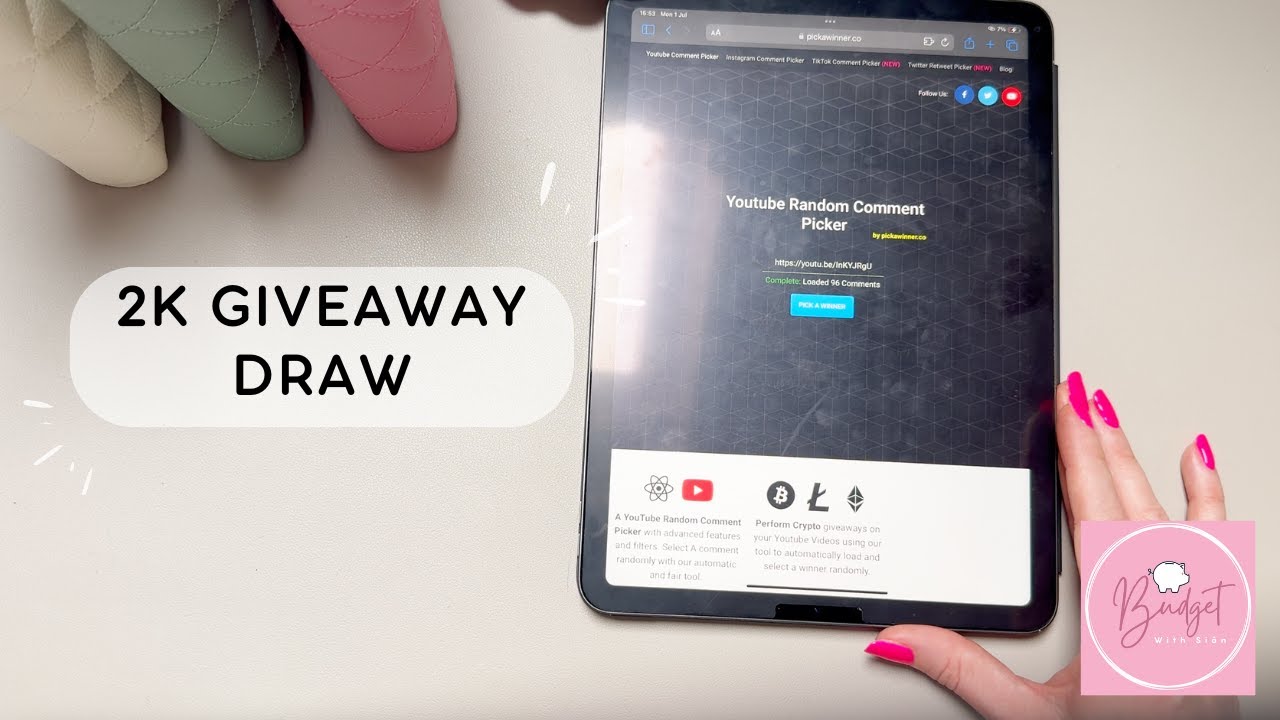 2K GIVEAWAY DRAW | UK Cash Stuffing | #CashEnvelopeStuffing | Budgeting ...