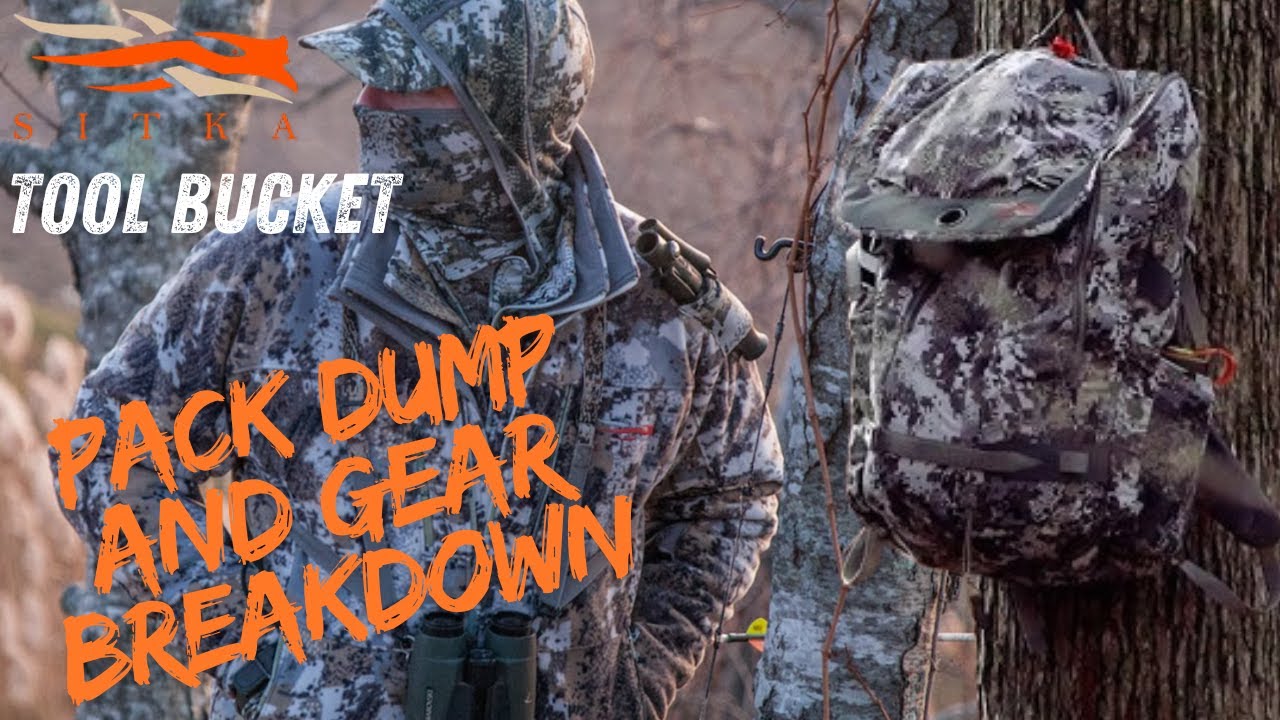 Sitka Tool Bucket - Perfect For Saddle Hunters - Whitetail Pack Dump ...