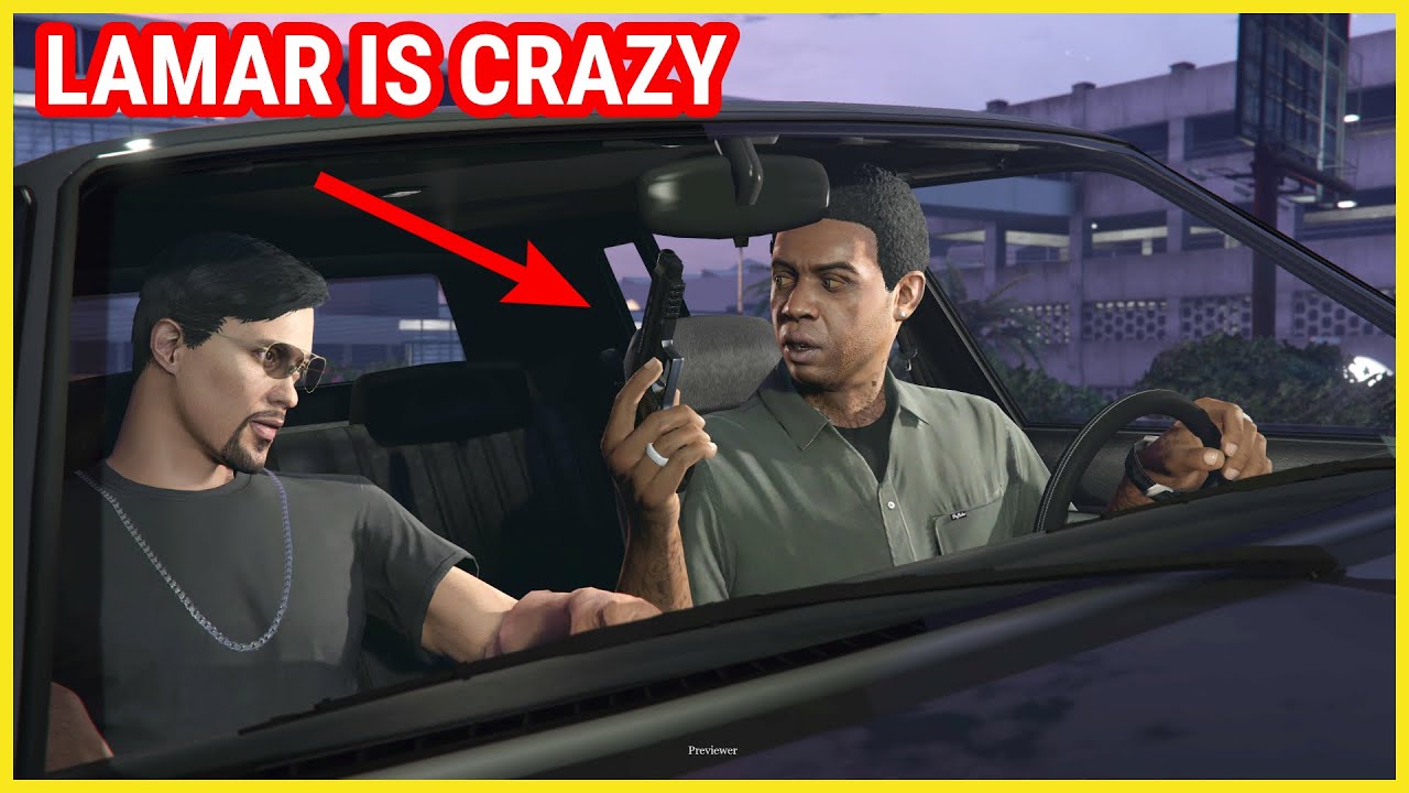 GTA 5 LAMAR IS CRAZY - YouTube