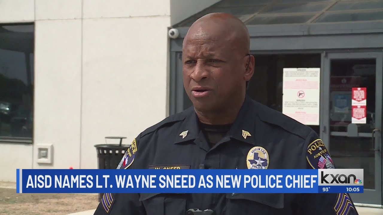 Austin ISD names Wayne Sneed as new police chief - YouTube