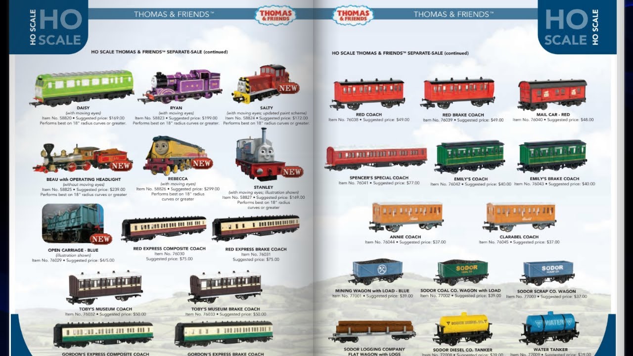 The 2024 HO Scale Bachmann Thomas and Friends Catalog - My Honest/Uncut ...
