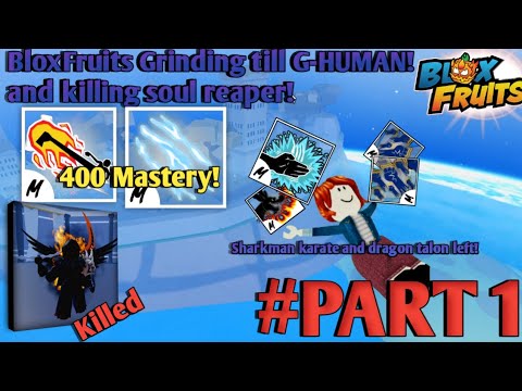 BloxFruit grinding until we get G-human and killing soul reaper PART1 ...