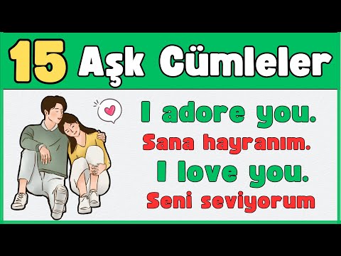 15 İngilizce Aşk Cümleler - @GünlükEnglish