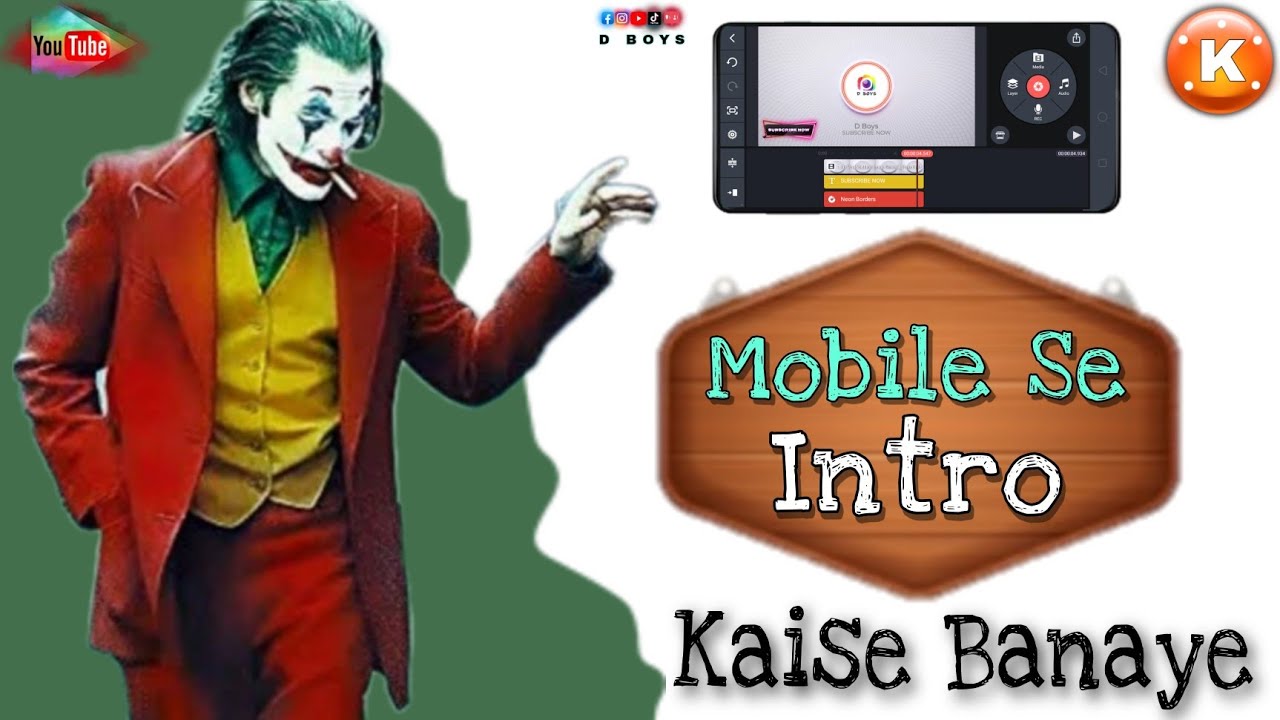 How To Make YouTube Intro On Mobile || Website Se Kaise Intro Banaye ...