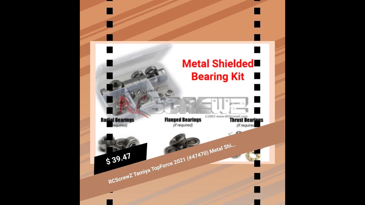 Get 15% Off on RCScrewZ Tamiya TopForce 2021 (#47470) Metal Shielded ...