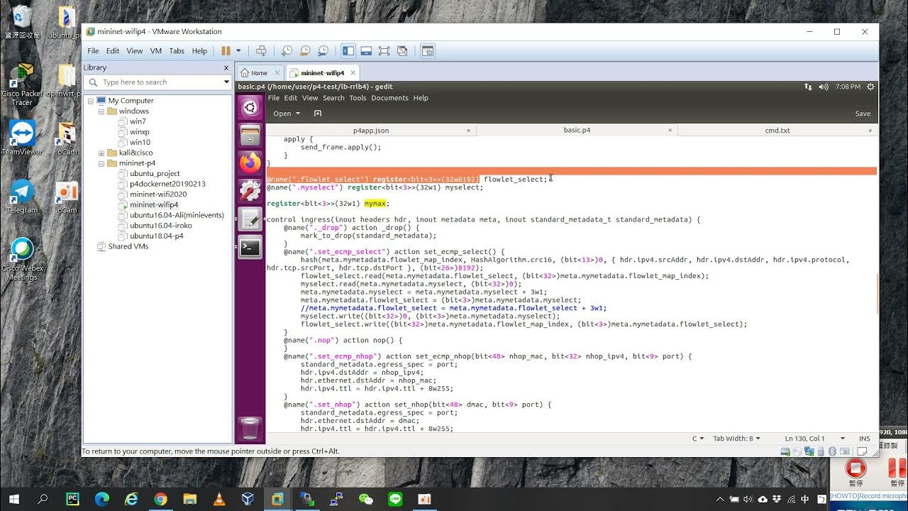 mininet-p4 27 - YouTube