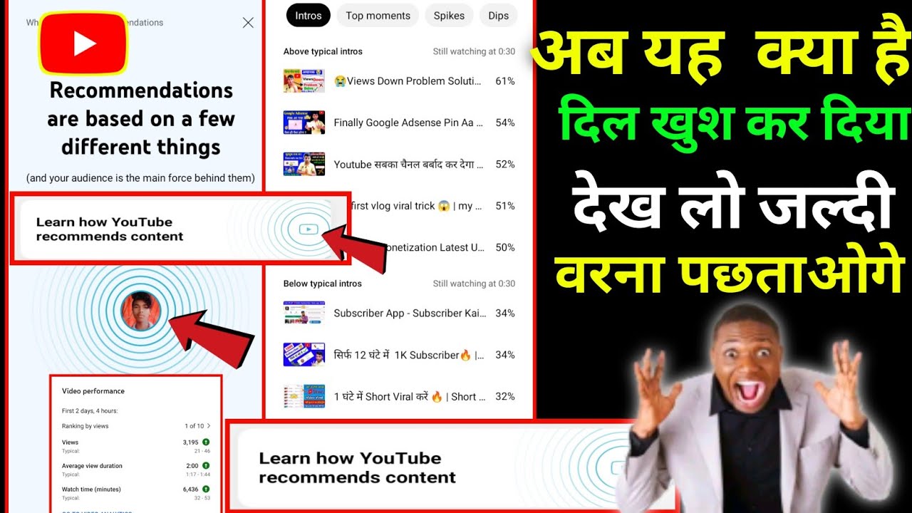 Learn How YouTube Recommends Content || YT Update || Youtube ...
