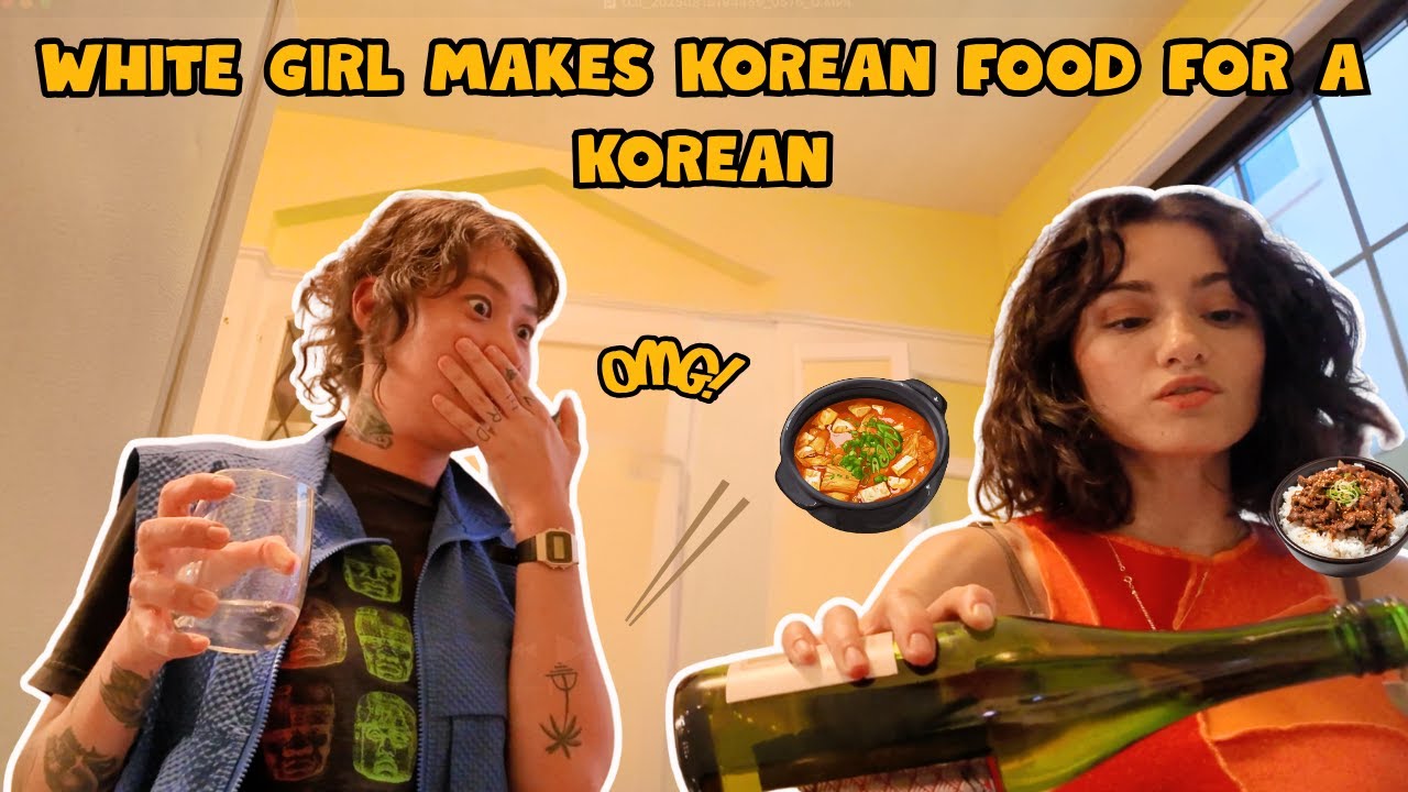 I cooked Korean food for a Korean… Their reaction 👀 - YouTube