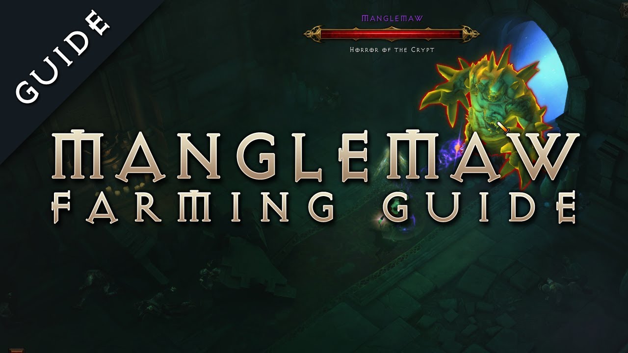Diablo 3: Reaper of Souls Manglemaw Farming Run Guide - YouTube