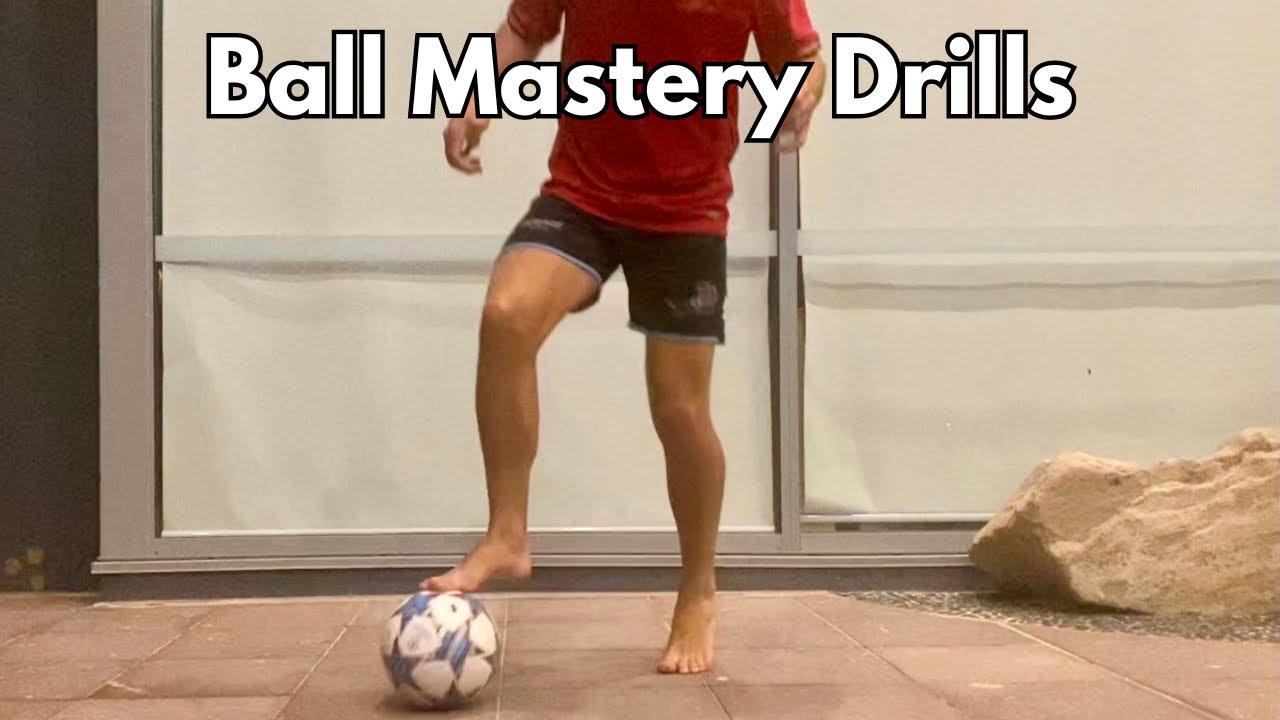 4 Ball Mastery Drills To Do At Home - YouTube