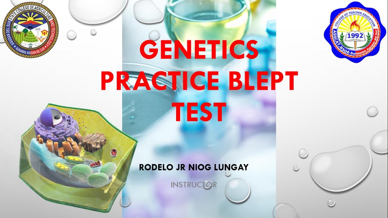Genetics Practice BLEPT Item Test - YouTube