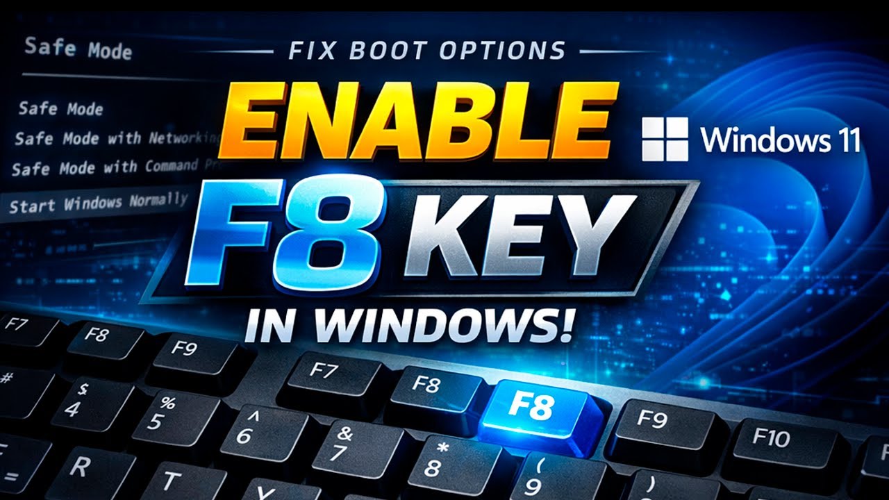 Enable F8 Legacy Boot Policy: Safe Mode & Startup Repair on Windows ...