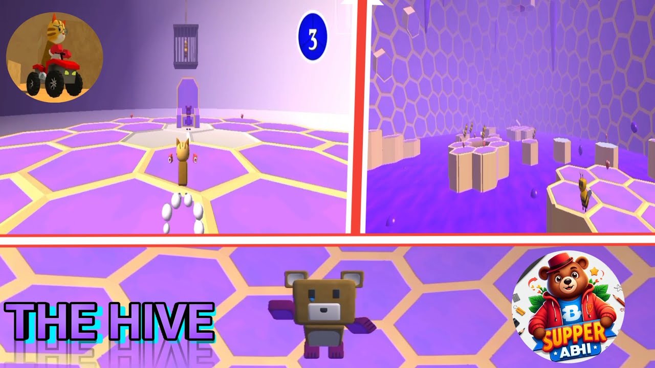 LAUGH BALLS – SUPER BEAR 🧸 ADVENTURE CLONE 😎 | THE HIVE FINAL FIGHT ...