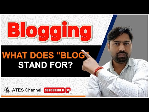 WHAT DOES "BLOG" STAND FOR? ATES Channel @ateschannel - YouTube