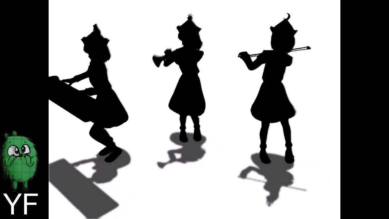 [HD] Bad Apple!! Full PV Adaptation (by me) - YouTube