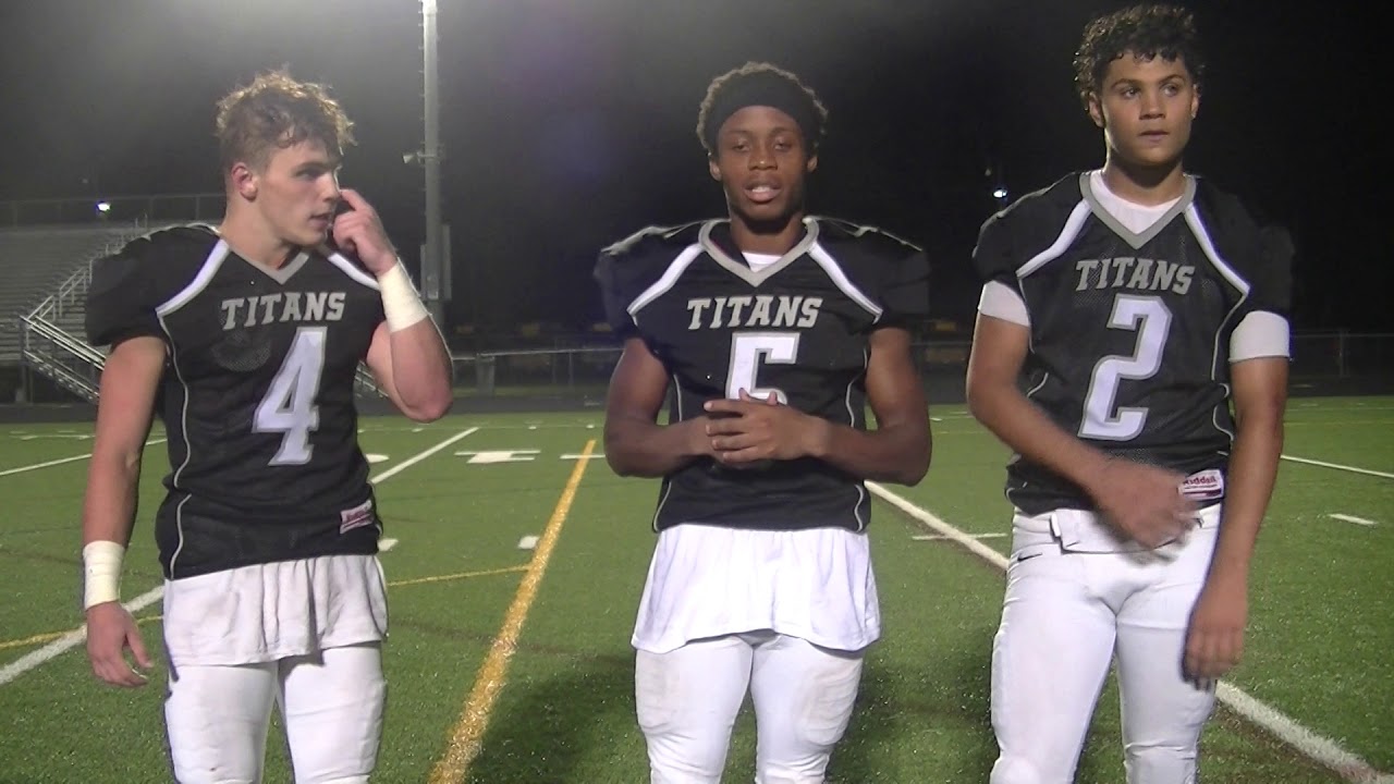 Dominion Titans Football Players Post Game interview 2018 - YouTube