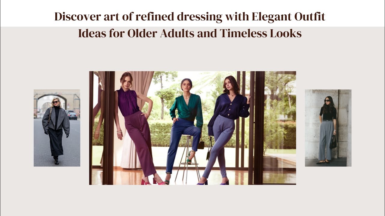 Discover art of refined dressing with Elegant Outfit Ideas for Older ...